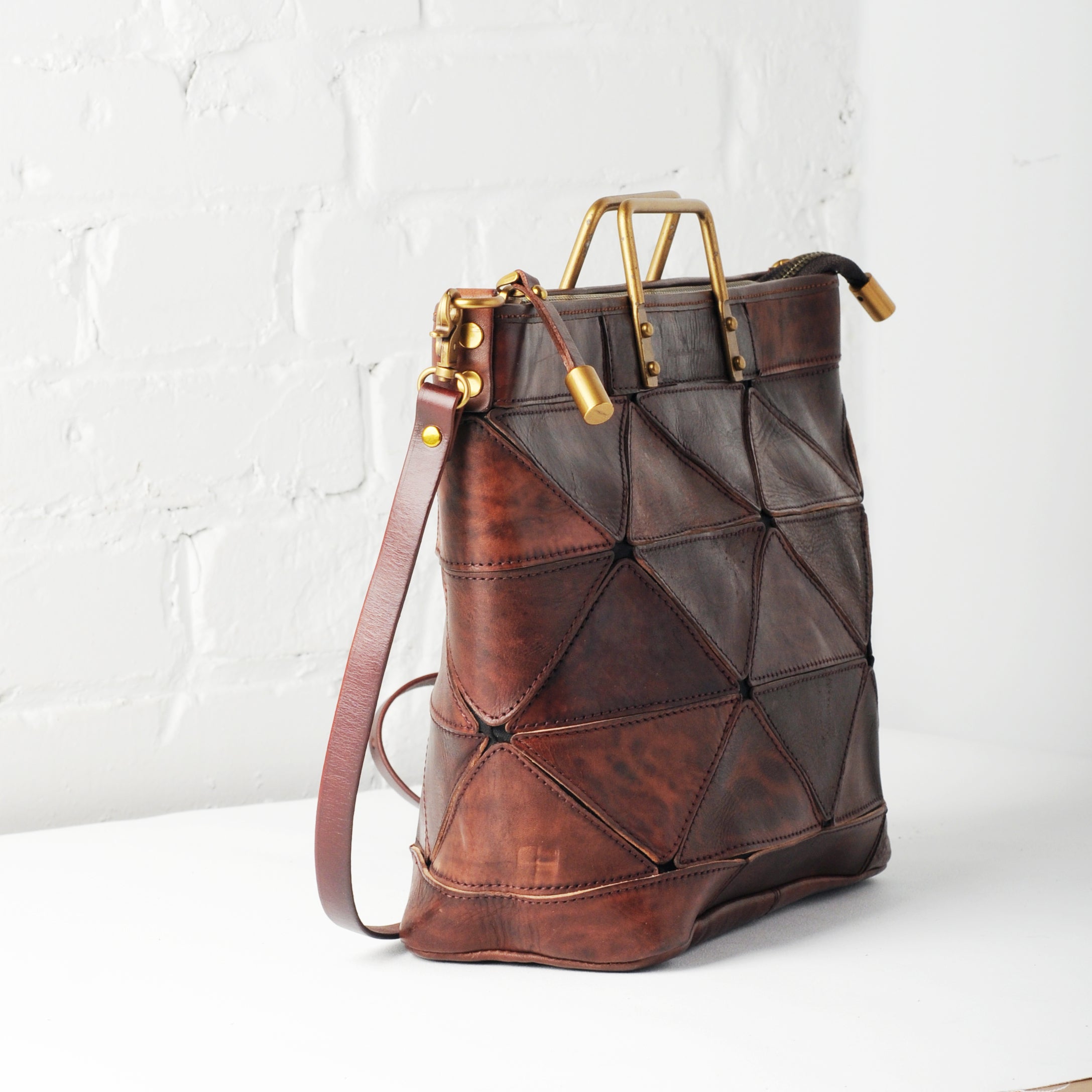 Origami Large Tote - Chestnut – Uppdoo Design Studio