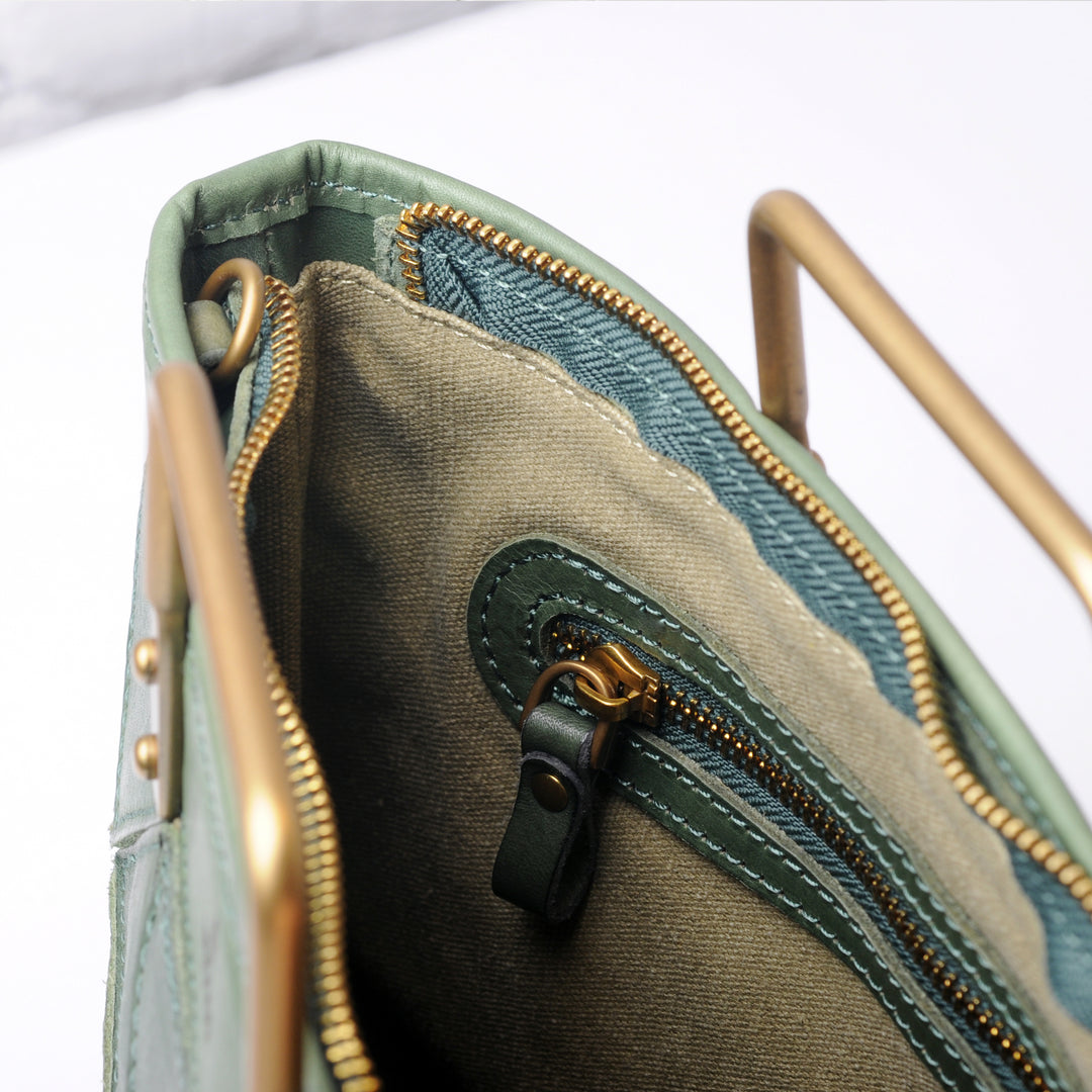 Origami Small Tote - Hunter Green – Uppdoo Design Studio