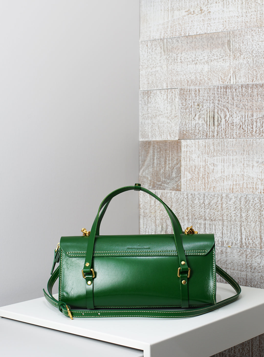 Vive 2.0 Classic Baguette Satchel- Hunter Green – Uppdoo Design Studio