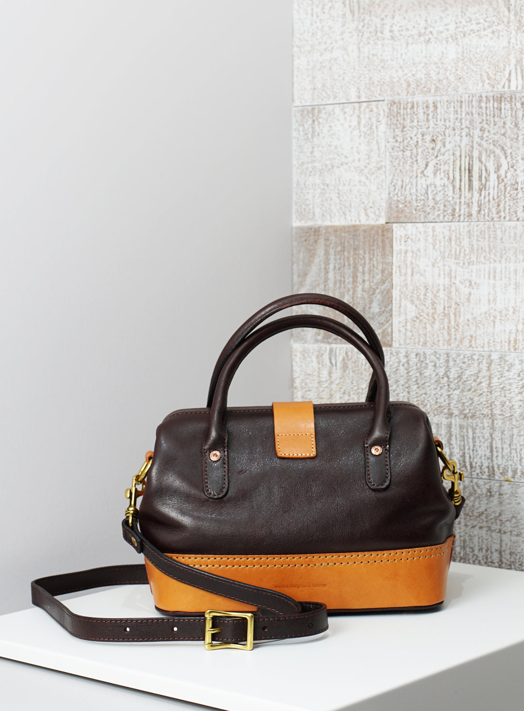 Wonder 'XL' Vintage Top-handle Satchel - Espresso – Uppdoo Design Studio