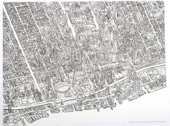 Toronto Lines Poster – Uppdoo Design Studio