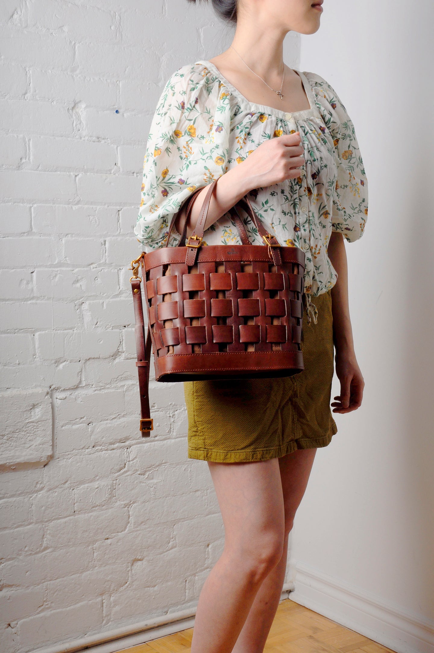 Venture Basket Tote - Chestnut – Uppdoo Design Studio