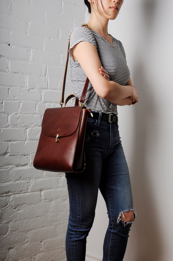 Voyage Classic Backpack - Oxblood – Uppdoo Design Studio